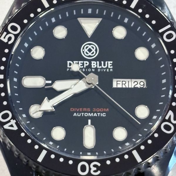Deep Blue Diver 300m Automatic 45mm Watch - Excellent Condition ...