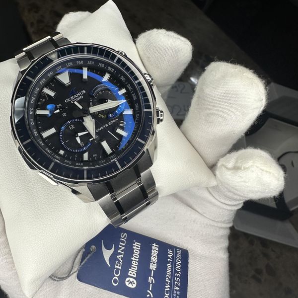 [WTS] Casio Oceanus “Cachalote” OCW-P2000-1AJF | WatchCharts Marketplace