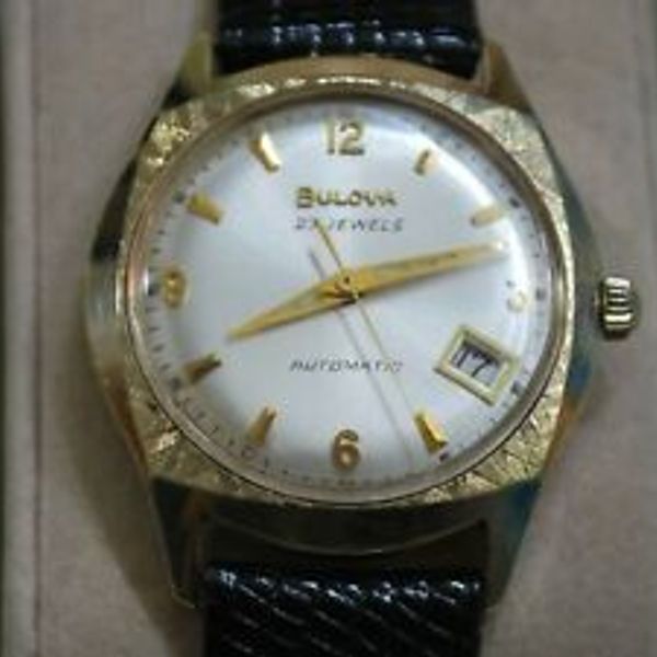 【Free Shipping】 Watch Nice vintage 1971 bulova heavy gold plated 23j ...