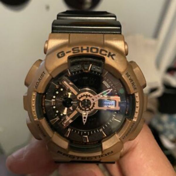 Casio G-Shock Men's 55mm Analog-Digital Wristwatch - Black (CSGA110GB ...