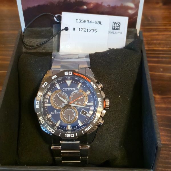 Citizen Eco Drive Promaster Land Atomic Chronograph 45mm WR200m CB5034 ...
