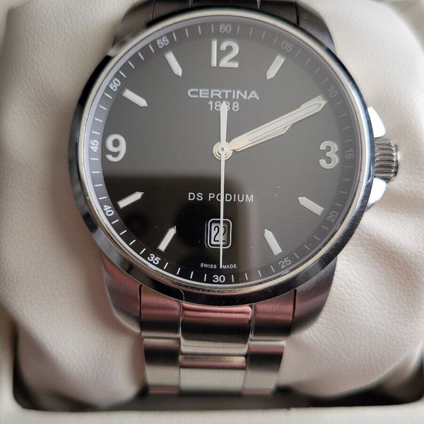Certina DS Podium Quartz Stainless Bracelet | WatchCharts Marketplace