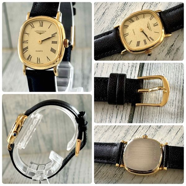 Longines Oval Gold Quartz Watch 22mm Battery Replaced 2025 Working ...
