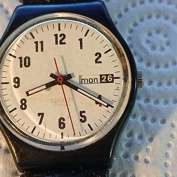 Swatch Swiss Made FUN Wrist Watch Vintage Day Date | WatchCharts ...