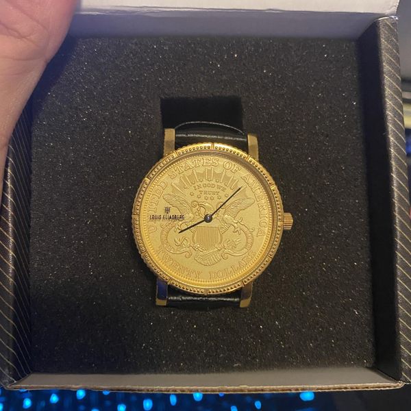 [WTS] Louis Eliasberg 1904 Gold Liberty Swiss Coin Watch 942/9999 ...
