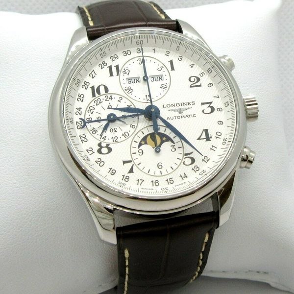 Longines Master Collection Moon Phase Chrono Auto- L2.773.4, L.687.2 ...