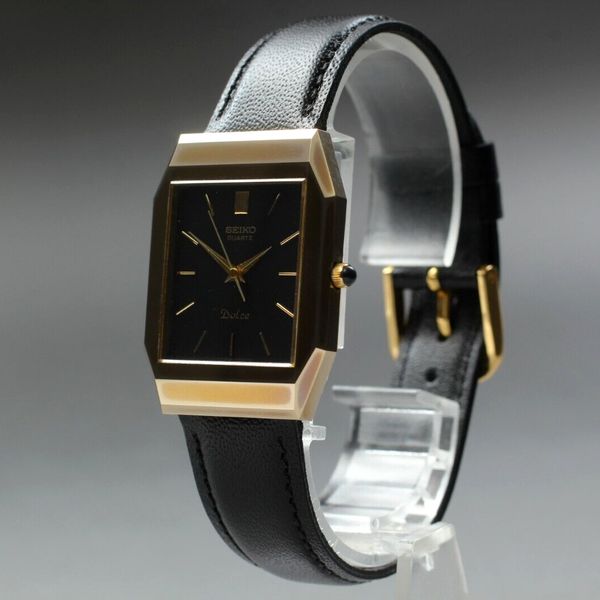 Vintage ã N MINTã Seiko Dolce 6030-5400 Tank Shape Square 28 mm Men's ...