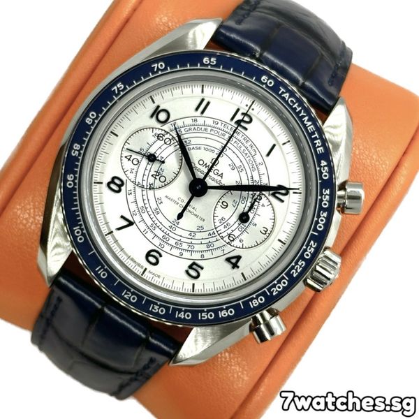 [40%OFF] OMEGA Speedmaster Chronoscope Chronograph Blue Dial ...