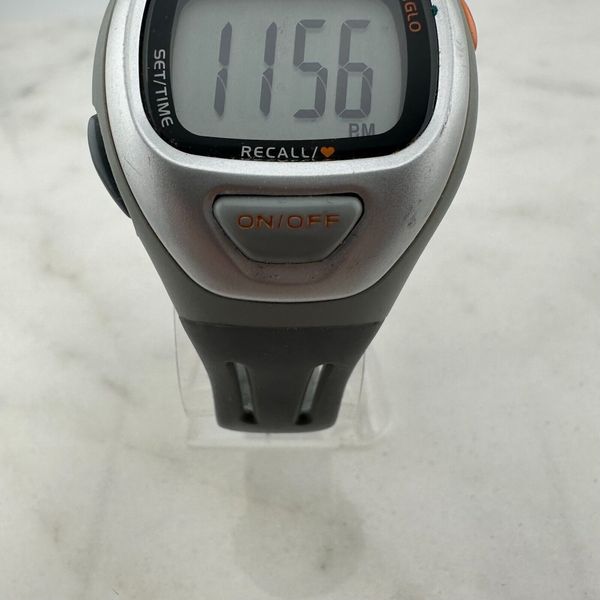 TIMEX Men's HEART RATE MONITOR T5G951 Indiglo watch - Has New Battery ...