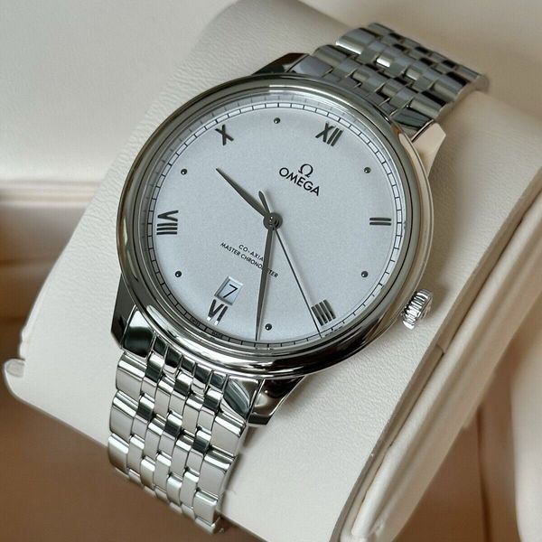 Brand New 2024, Omega De Ville Prestige 40mm Chronometer Silver Dial ...