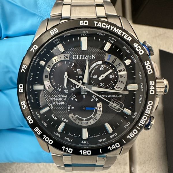 Citizen Super Titanium Eco-Drive PCAT Men's Watch CB5908-57E - NEW ...