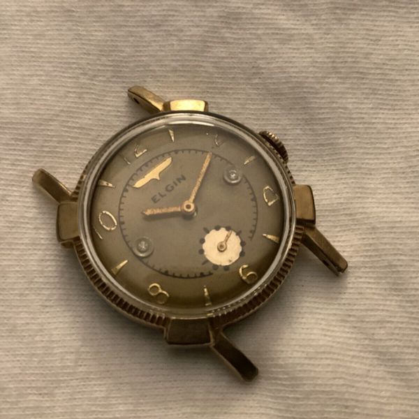 Rare Vintage Elgin Grade 554 15 Jewels 10K RGP Art Deco Wristwatch ...