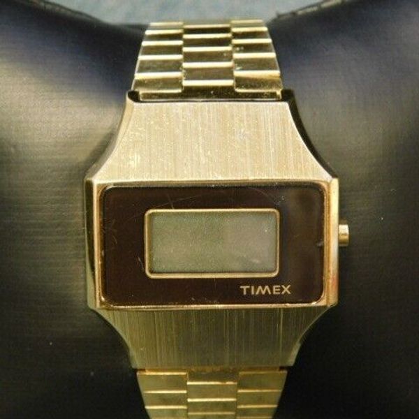 RARE Vintage Timex H Cell Menâ s Watch Gold Tone | WatchCharts Marketplace