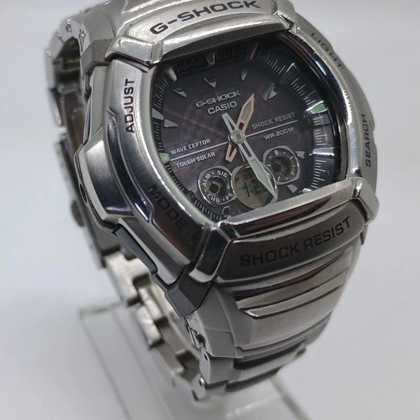 Casio Tough Solar G-SHOCK Wave Ceptor 3365 GW1400DU Ani Digi Gents ...