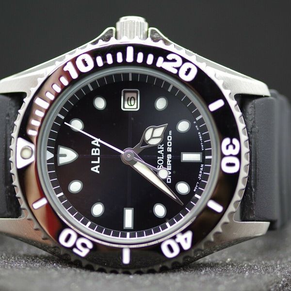 Seiko Alba Solar divers watch AEFD530 200m | WatchCharts Marketplace
