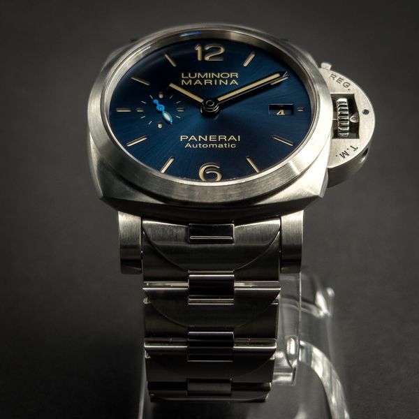 Panerai PAM01028 Blue Dial 42mm Complete Set + Additional Unworn Blue ...
