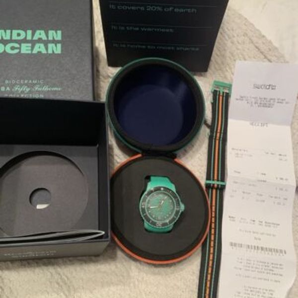 Swatch x Blancpain Indian Ocean | WatchCharts Marketplace