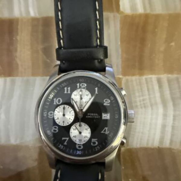 FOSSIL Speedway FS-2898 Arkitekt Chronograph Stainless Steel 38mm Watch ...
