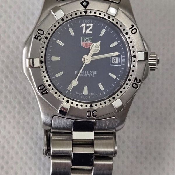 Early 2000s Tag Heuer 2000 Womens Watch SS Classic Dive--Bargain ...