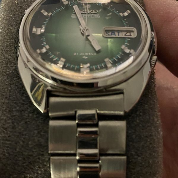 1973 Seiko 5 Actus 7019-7210 Emerald Green {JDM} | WatchCharts Marketplace