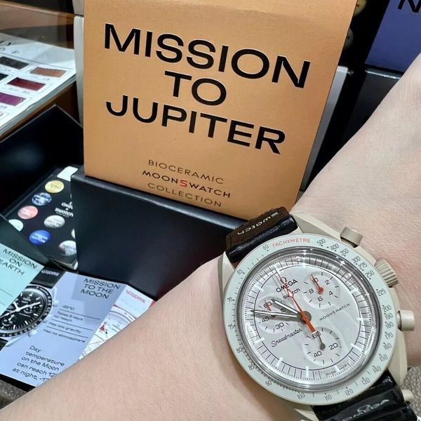 NEW Swatch x Omega Moon swatch Mission To The Jupiter Watch - with Box ...