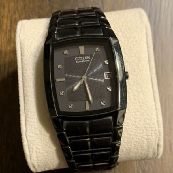MENS CITIZEN ECO DRIVE BLACK SOLAR WATCH E111 S049377 | WatchCharts ...