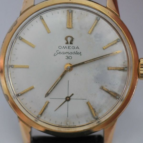 vintage old Vintage Omega Seamaster 30 watch case 125.003 cal 269 large ...