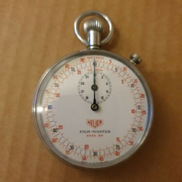 Vintage Heuer stopwatch, film master very rare | WatchCharts Marketplace