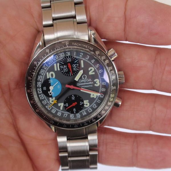 fs: Omega Speedmaster GMT Triple-Calendar Chronograph Automatic Ref ...