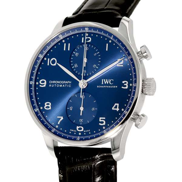 IWC Portugieser Chronograph IW371606 IWC Watch Watch Blue Dial ...