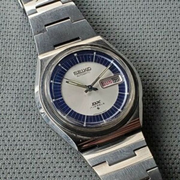 RARE! Vintage Seiko Automatic Japan DX 17Jewel- 6106 - 8629 8819T day ...