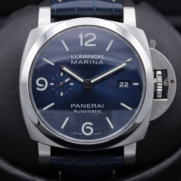 FSOT: Panerai Luminor Marina - PAM 1313 - Blue Dial - Stainless - 44mm ...