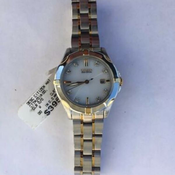 Gorgeous Ladies Citizen Eco-Drive diamond watch E013-S090318.Ships USPS ...