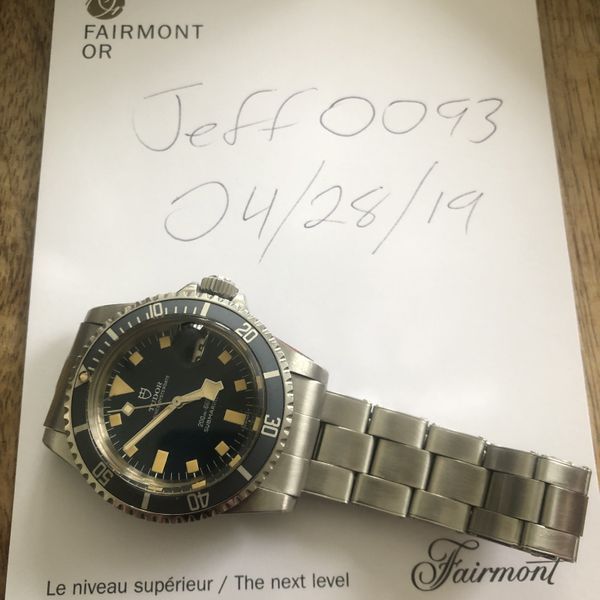 FS: Tudor Submariner “SNOWFLAKE” Ref. 94110 | WatchCharts Marketplace