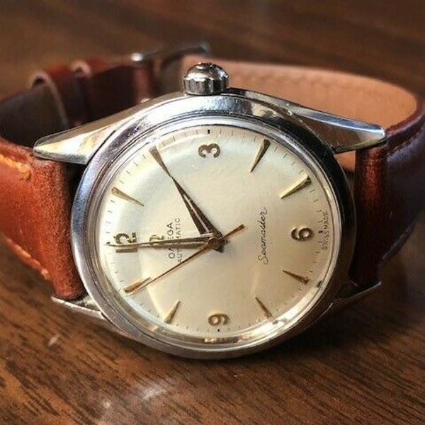 Vintage 1954 Omega Seamaster Cal 471 Automatic Mens Watch Ref 2802 2 5C ...