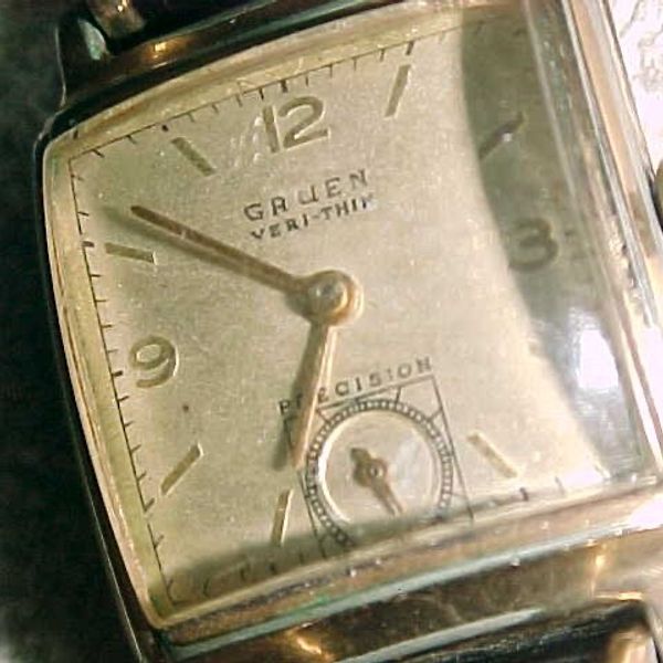 vintage GRUEN wristwatch VERI-THIN PRECISION - 17 or 19 Jewel - RUNS A1 ...