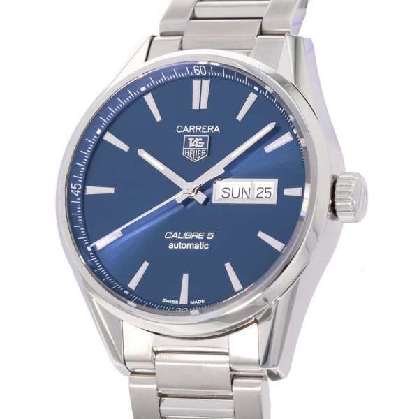TAG Heuer Carrera Caliber 5 Day Date WAR201E.BA0723 TAGHEUER Watch Blue Dial [Safety Guarantee ...