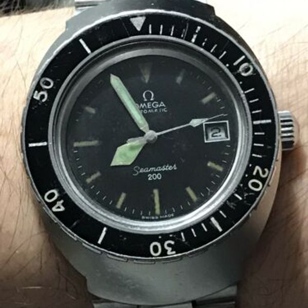Vintage Omega Seamaster 200 Pilot Flightmaster Line 166.091 Pre Bond ...