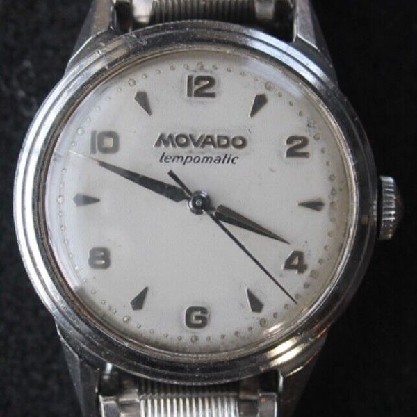 A "Cool" Rare, and Beautiful "Retro" Movado Tempomatic Swiss Wrist ...