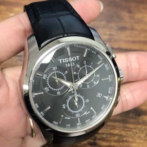 TISSOT 1835 Couturier Chronograph Men's Wrist Watch (T035617A ...