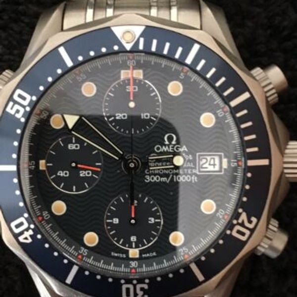 Omega Seamaster Chronograph Titanium Automatic Mens Watch TI-826 ...