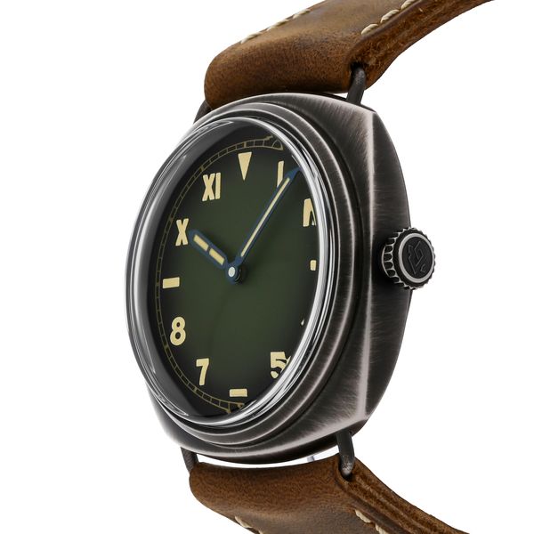 Panerai Radiomir eSteel Manual Wind 45mm Green Dial Watch PAM 1349 ...