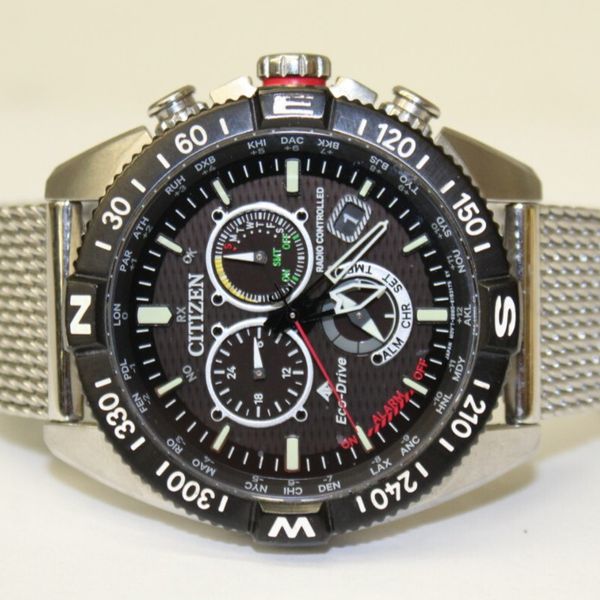 Citizen Promaster Navihawk Sapphire Radio Controlled 44mm Watch E660 ...