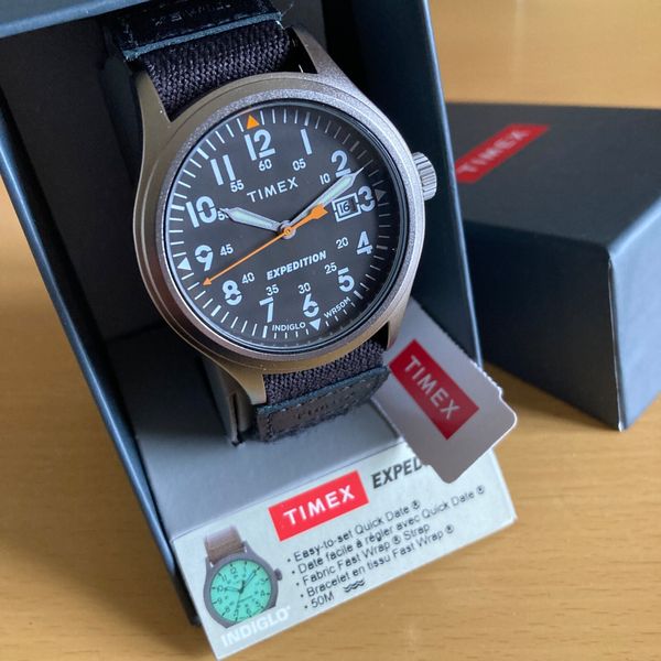 Timex Gents Expedition Scout Watch 40mm TW4B29600 Field Military Pilot ...