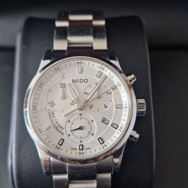 MIDO Multifort Chronograph Quartz -100m-330 Ft -Ref M005217 A - Box and Paper !! | WatchCharts ...