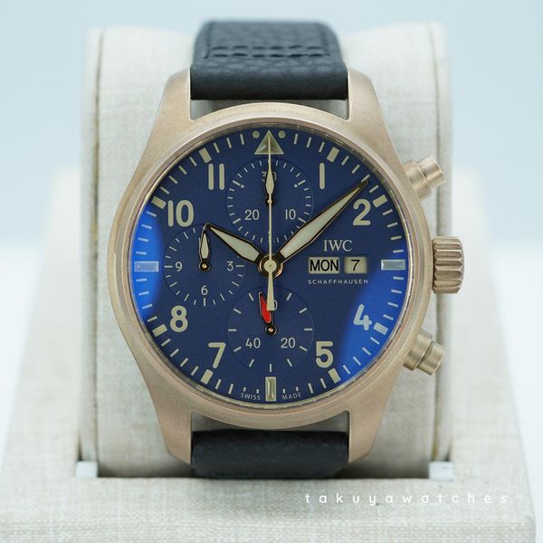 FSOT: IWC Iw388109 PILOT CHRONOGRAPH BRONZE BLUE DIAL 41MM 2022 ...