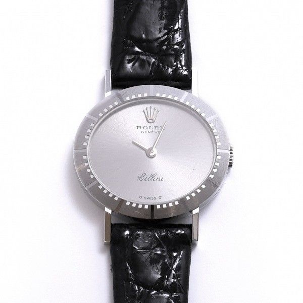 Rolex ROLEX Cellini 4081/9 Silver Dial Used Watch Ladies | WatchCharts ...