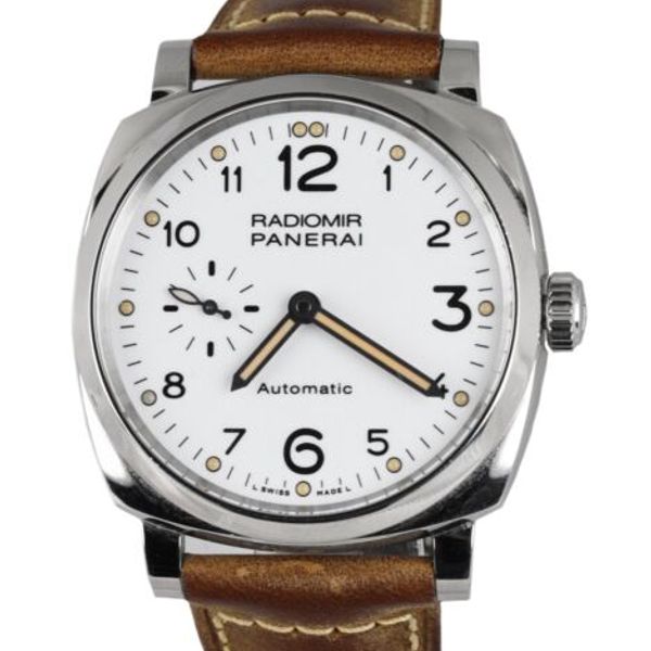 MINT Panerai Radiomir PAM 655 Stainless Steel Automatic White 42mm ...