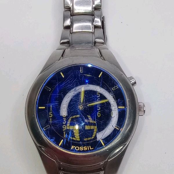 Rare Fossil Big Tic JR-8623 Unisex Animated Dial Watch Works | WatchCharts Marketplace