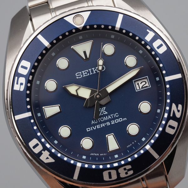 *NEAR MINT+++* SEIKO Prospex Diver's 6R15-00G0 Blue Automatic Mens ...